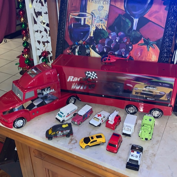 Toys | 18 Wheeler Race Wire With Cars | Poshmark